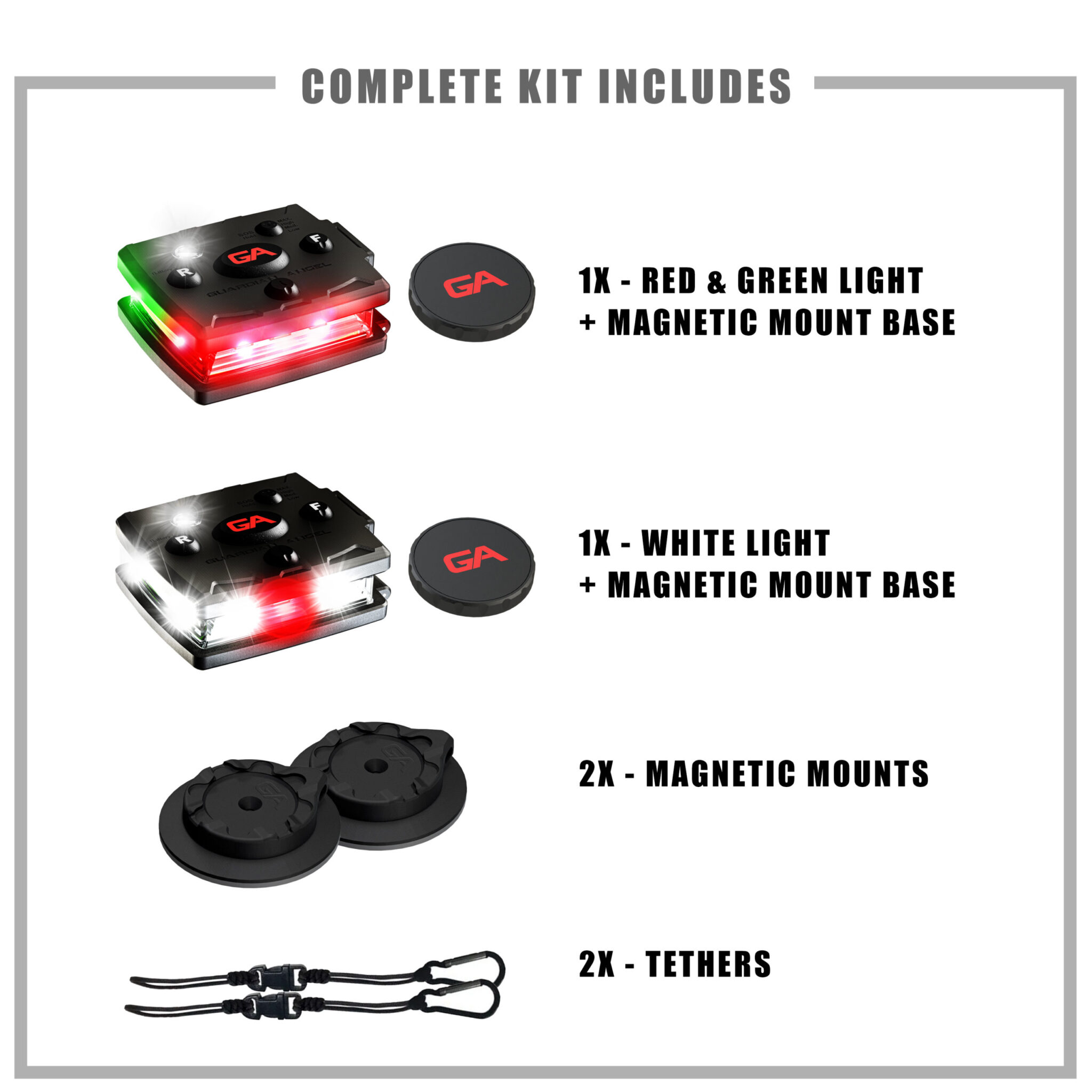 Wireless Kayak LED Light - Combo Kit | Guardian Angel Devices