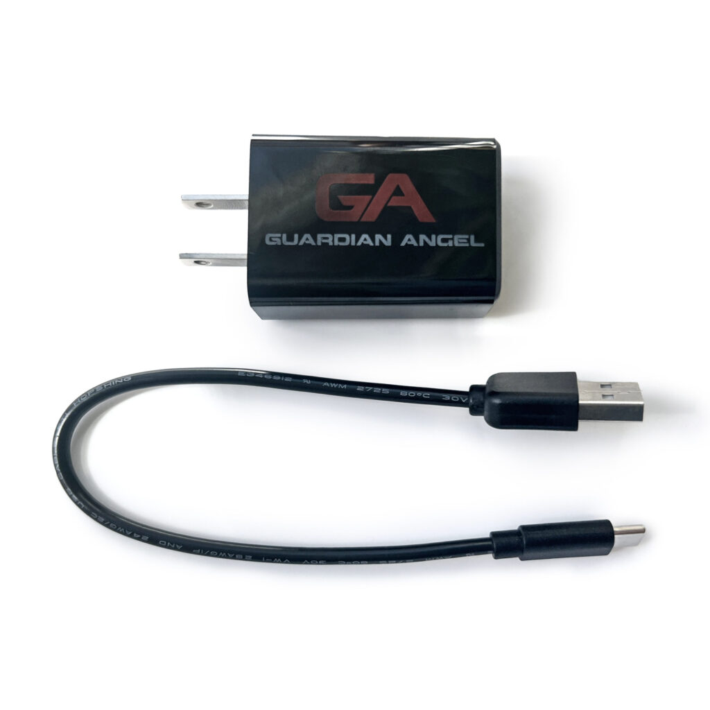 AC Adaptor with USB Type-C cable | Guardian Angel Devices