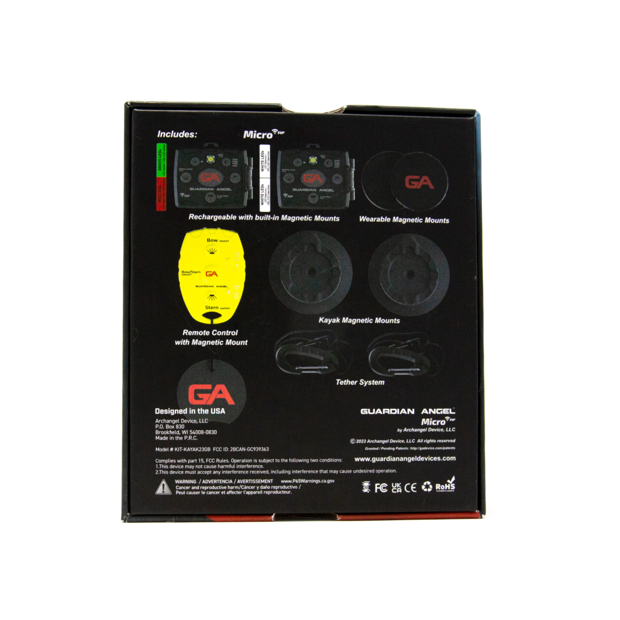RF KAYAK KIT & REMOTE | Guardian Angel Devices