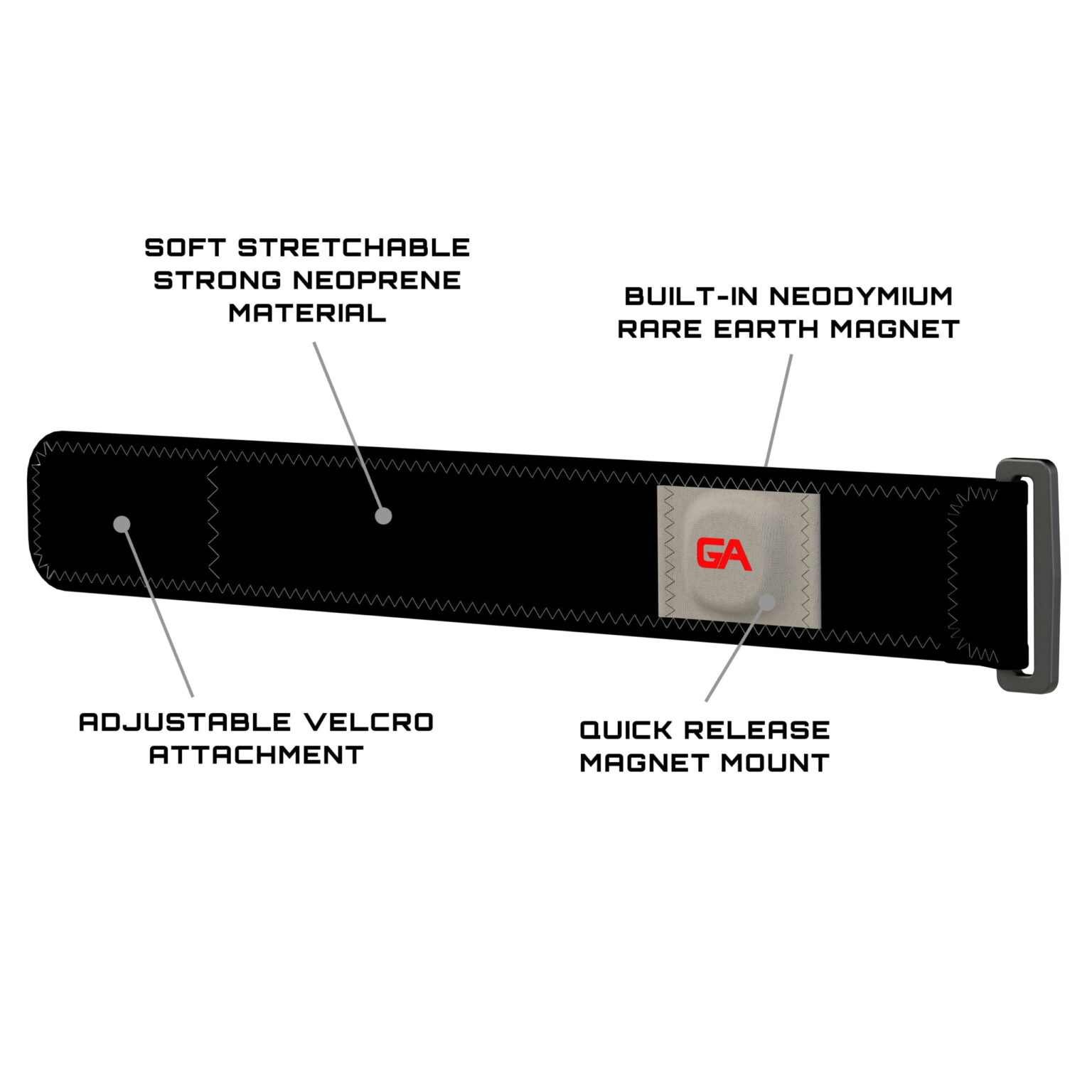 Arm Strap with Magnetic Mount | Guardian Angel Devices