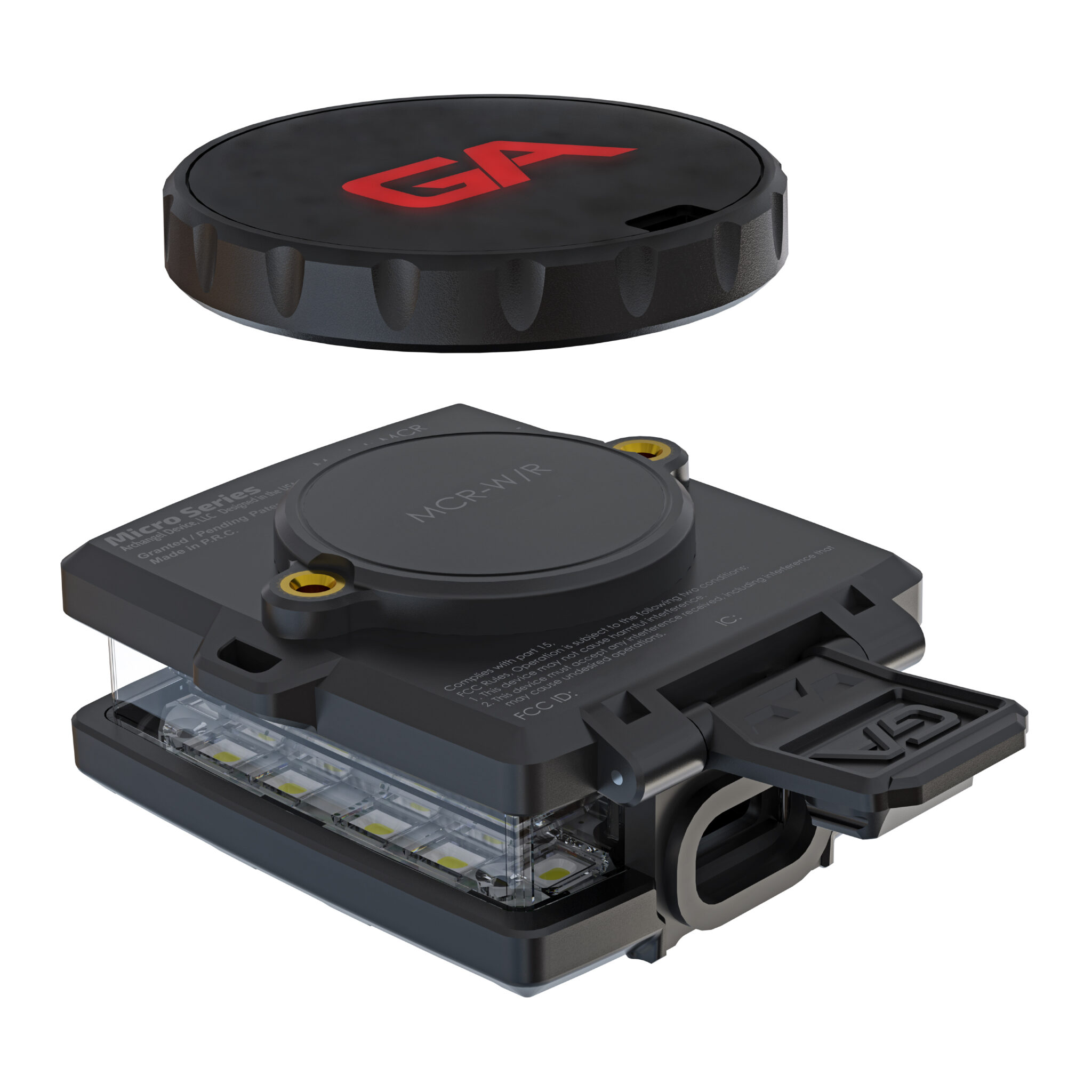 White/Green - Micro Series™ | Guardian Angel Devices