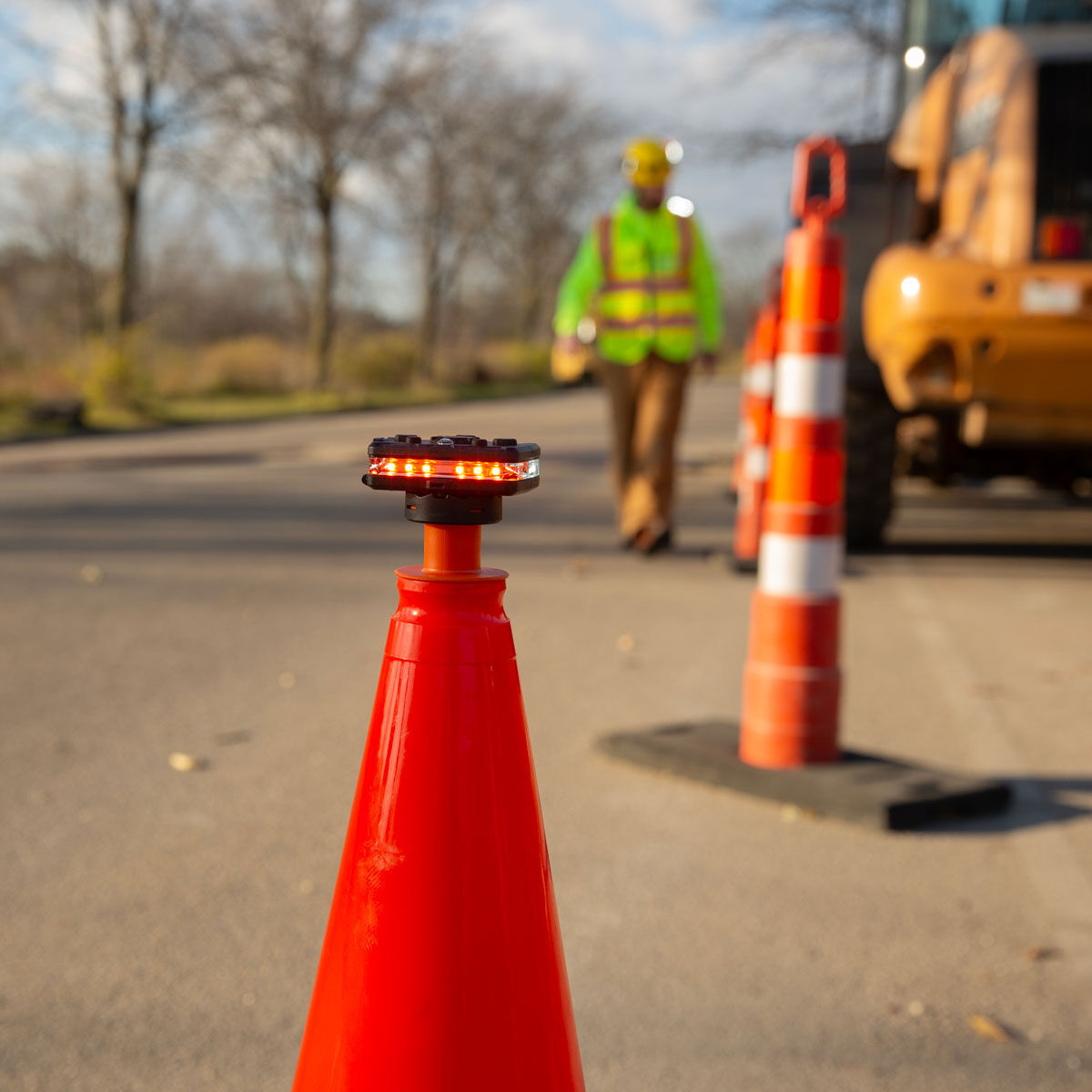 Construction Safety Light, Flashing LED Light | Guardian Angel™