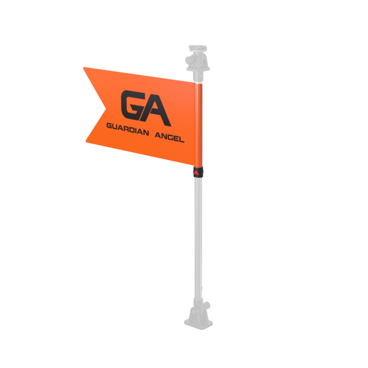 Flag with Rubber Stop | Guardian Angel Devices