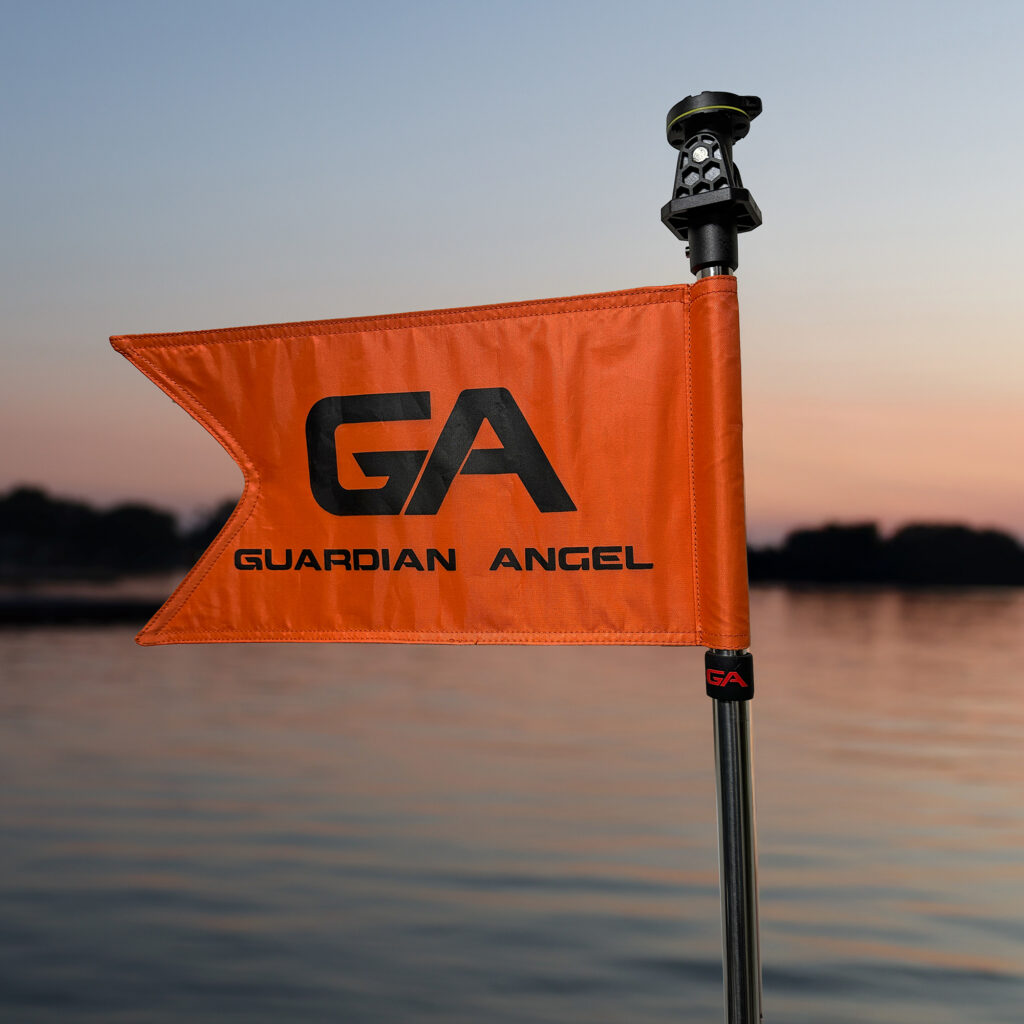 Flag with Rubber Stop | Guardian Angel Devices