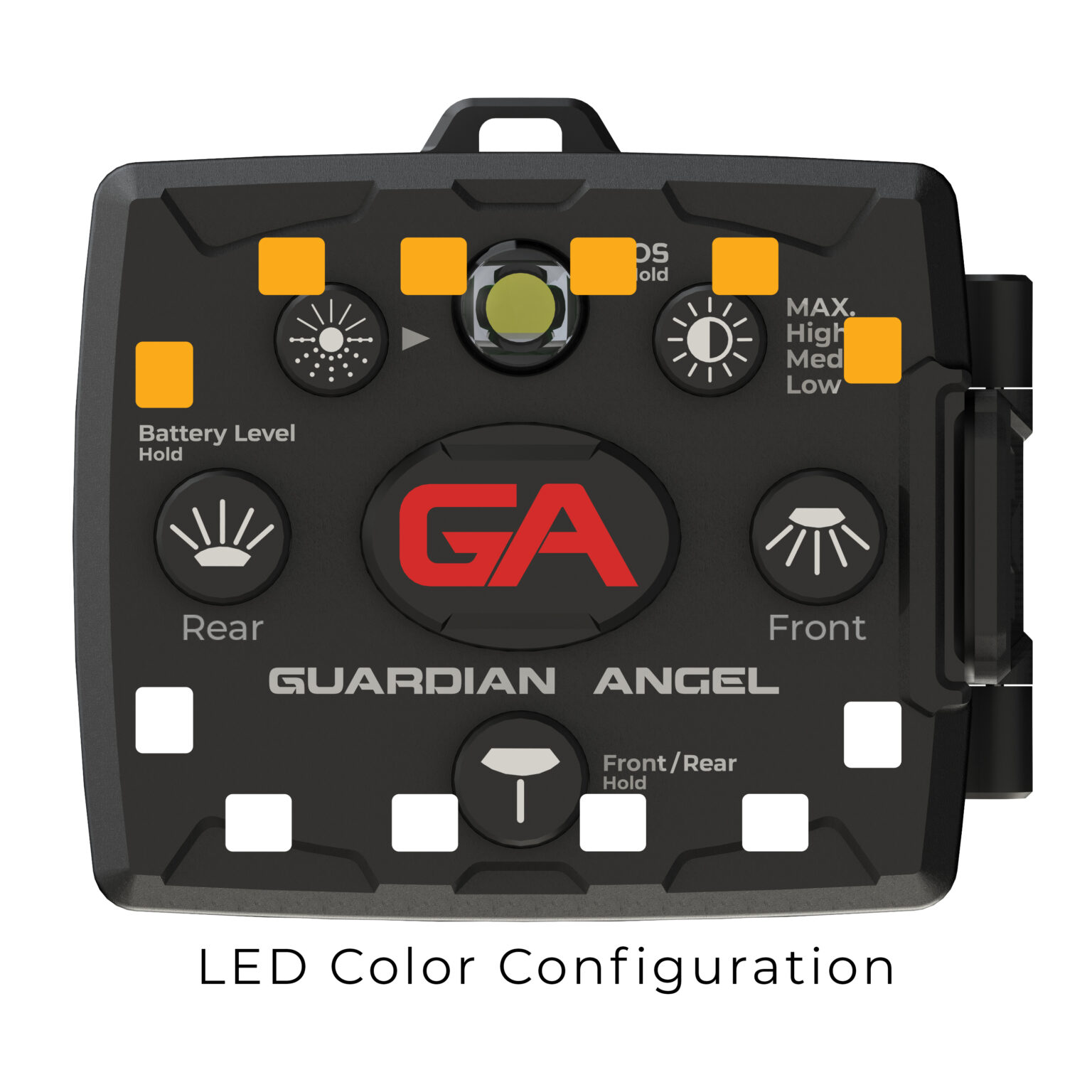 White/Orange - Micro Series™ | Guardian Angel Devices